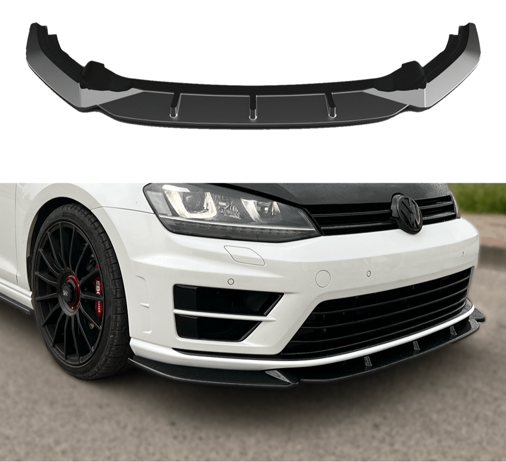 Front Lip VW Golf MK 7 R 2013-2016 Version 2