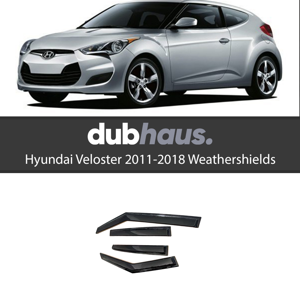 Weather Shield / Window Visor for HYUNDAI VELOSTER 2011 - 2017