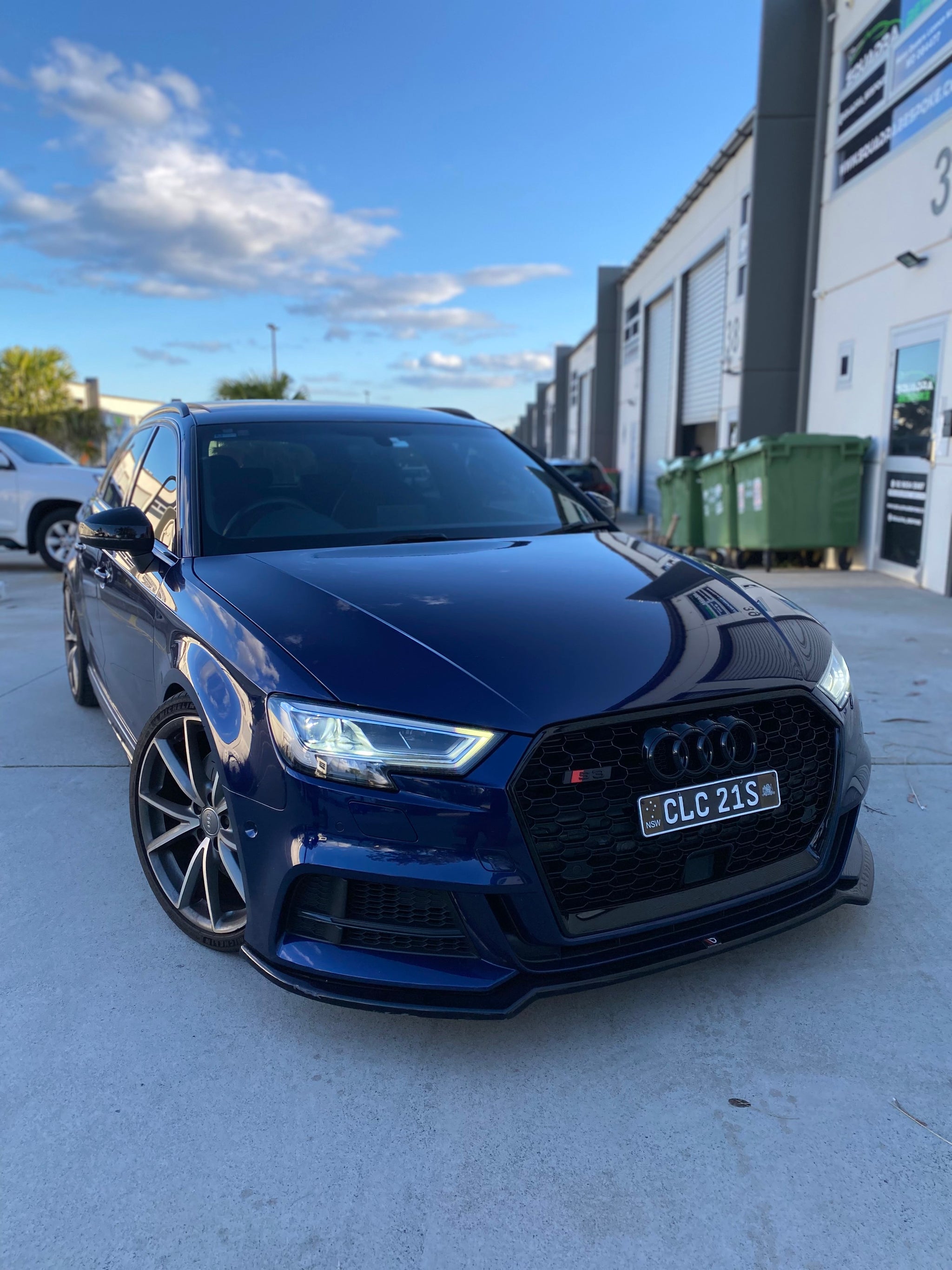 RS Style Grille to suit Audi A3/S3 17-21 (With ACC Cutout)