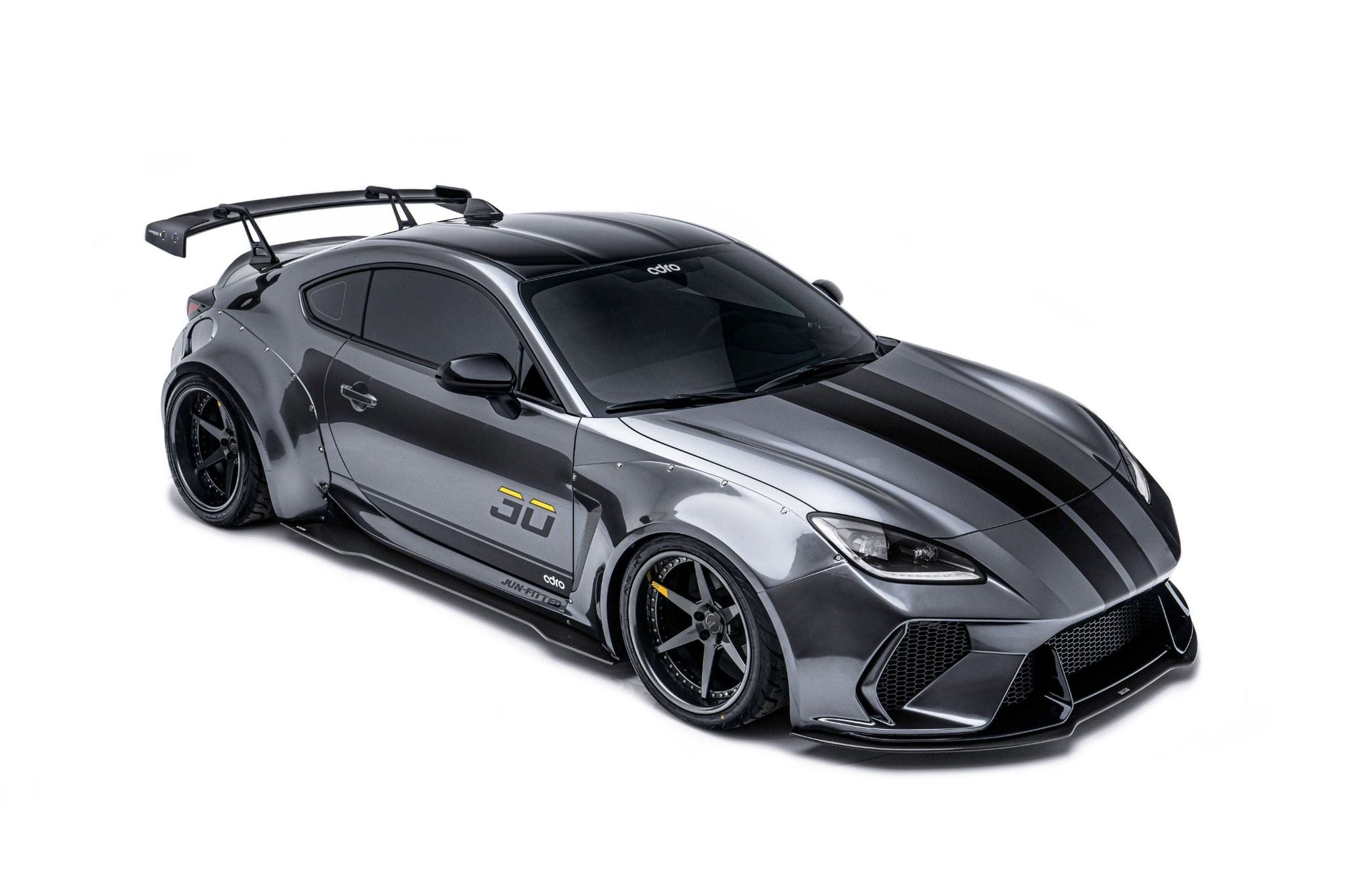 Toyota GR86 / Subaru BRZ Carbon Fiber AT-R1 Swan Neck Wing Winglets 20
