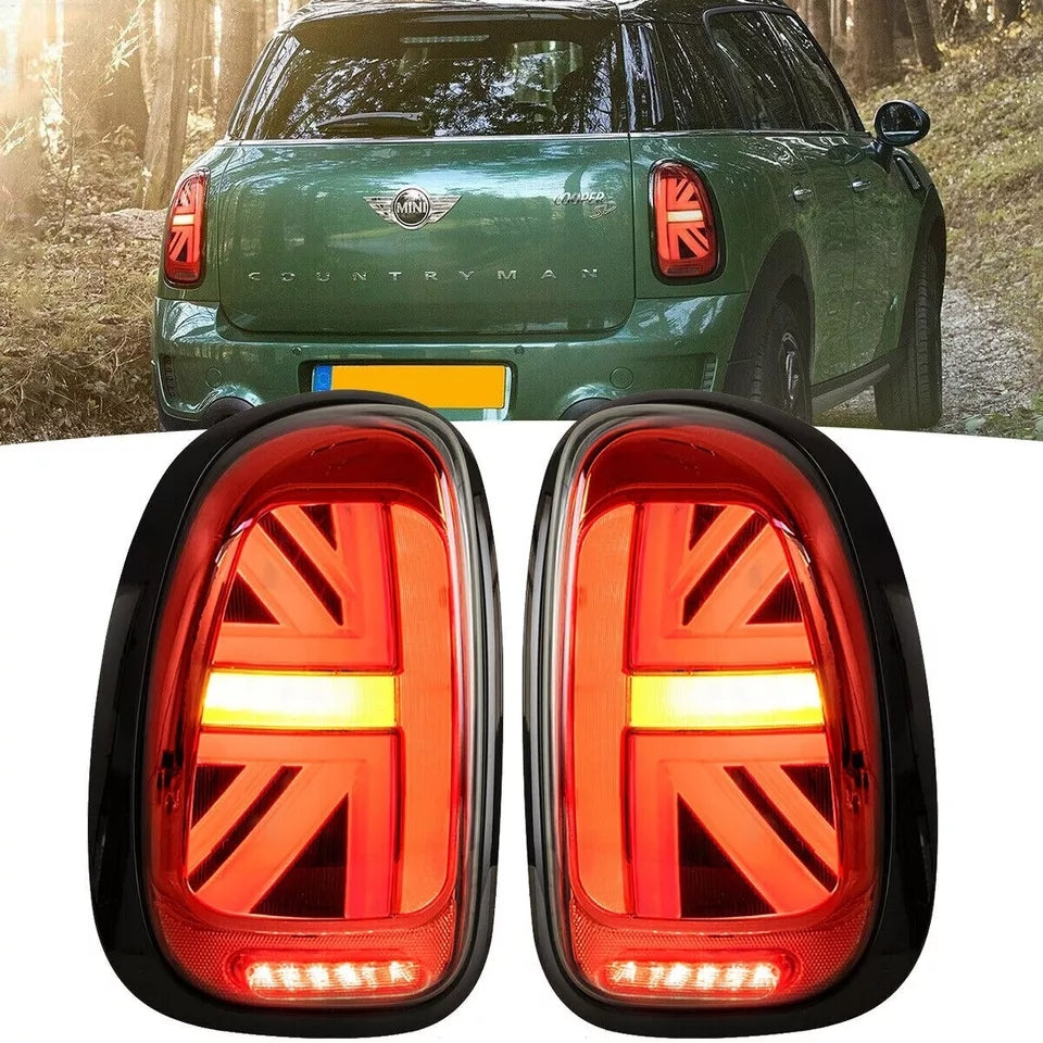 Tail Lights For 2010-2016 Mini Cooper Countryman R60 Black casing